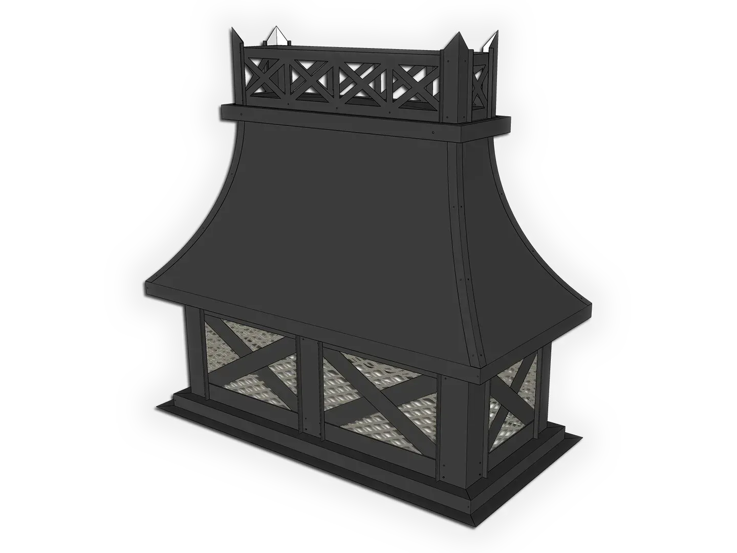 Crown Chimney Cap / Shroud | KM Sheet Metal
